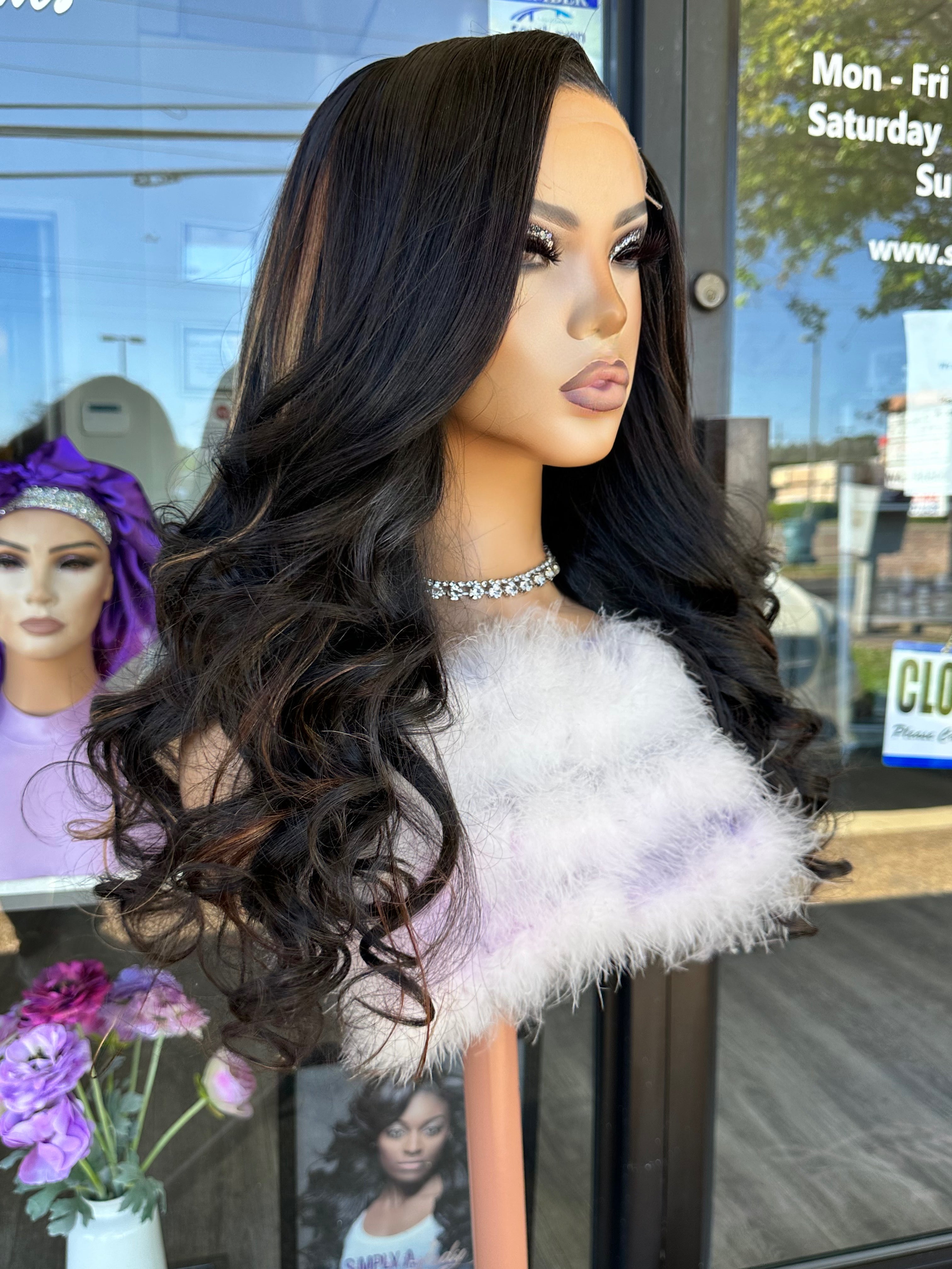 The "Carrington" Wig- READY TO SHIP – Simply A Lady Virgin Hair Boutique